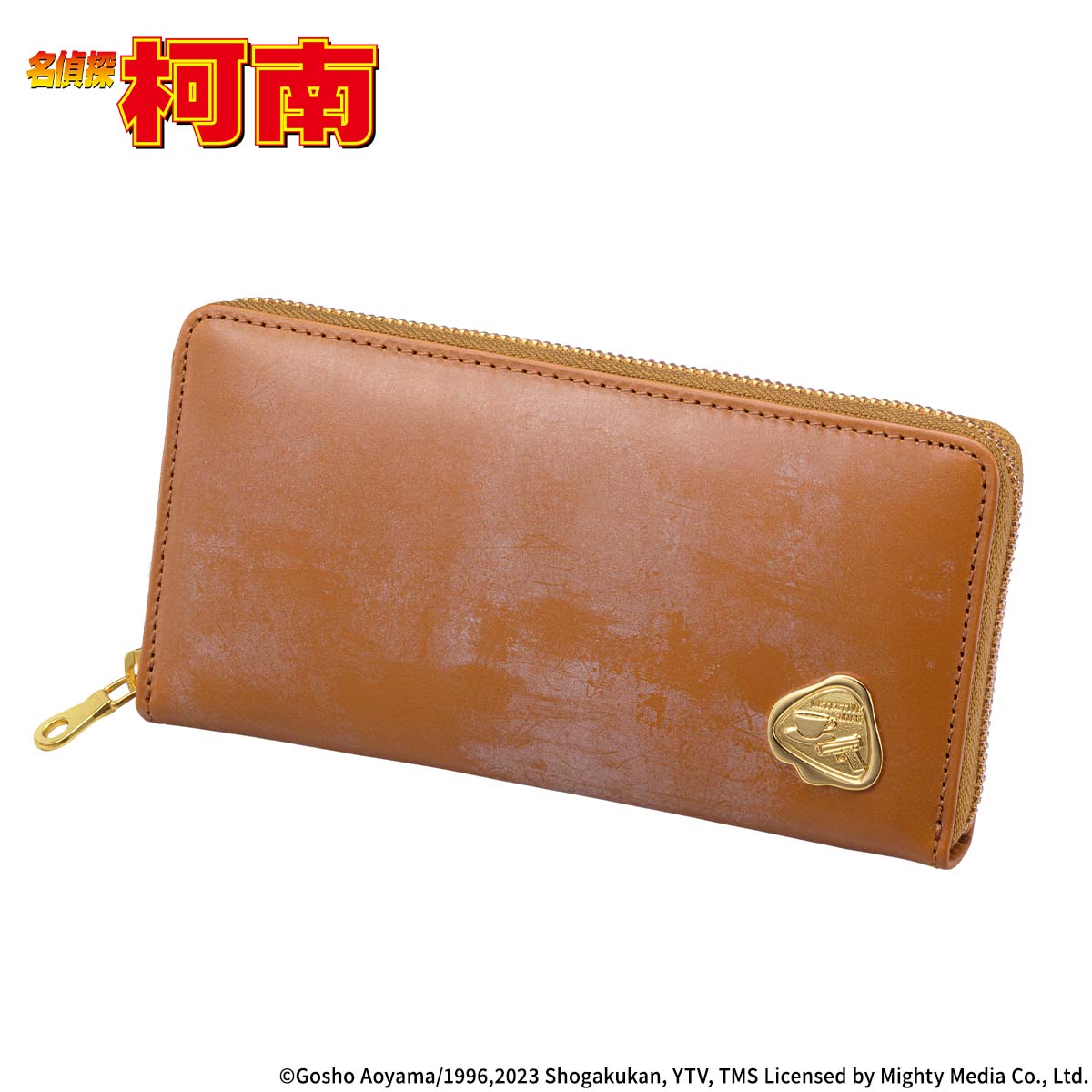 51005_名偵探柯南 英國製馬韁革長皮夾 | PREMICO